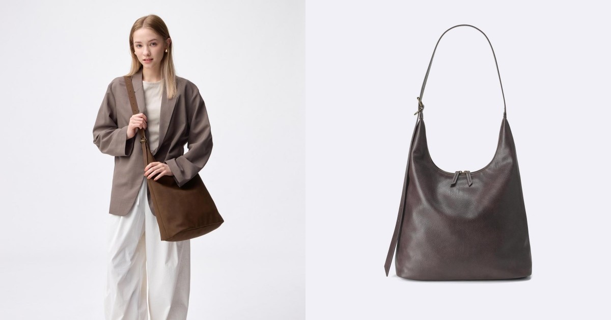 GU「2way新月包」新色登場！通勤族必備，大容量網友激推 | Bella.tw儂儂